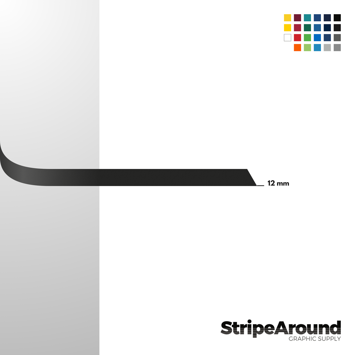 Single Stripe | 12mm Stripe - Solid Colours – Stripe Around