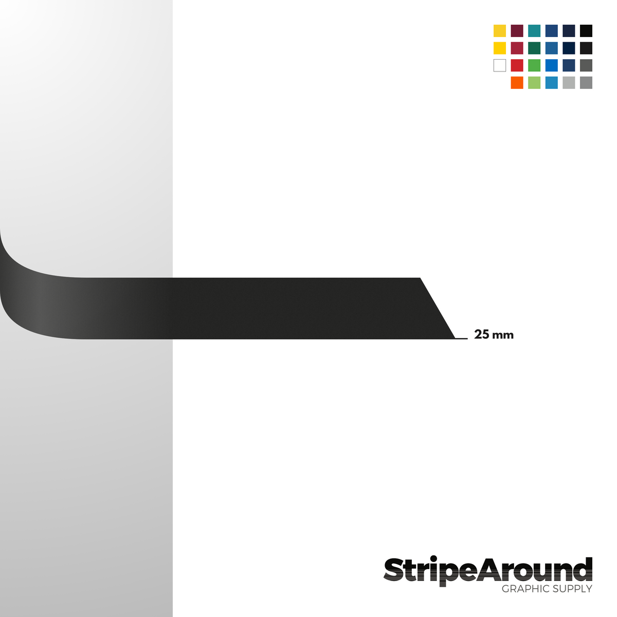 Single Stripe | 25mm Stripe - Solid Colours – Stripe Around
